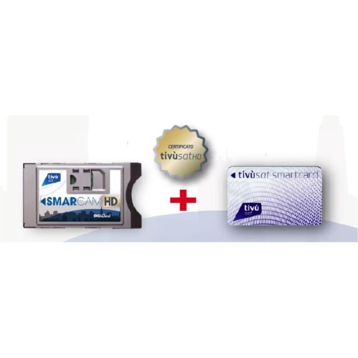 Pack Module Cam avec Carte (à vie) Tivusat - Cdiscount TV Son Photo