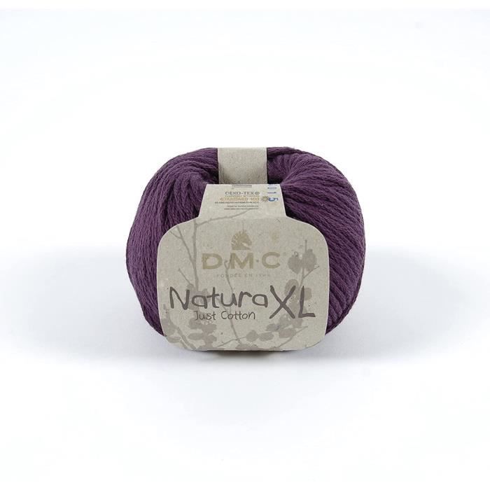 Fil Natura XL - Pelote de fil à tricoter et à crocheter | 100% coton - Idéal pour déco ...