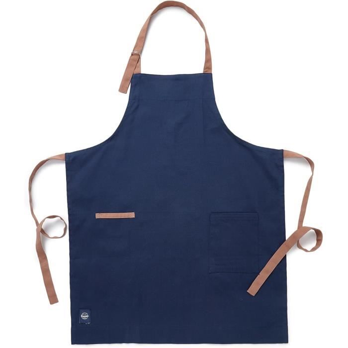 Homes Tablier De Cuisine Réglable Avec Poches Et Porte-Serviettes ...