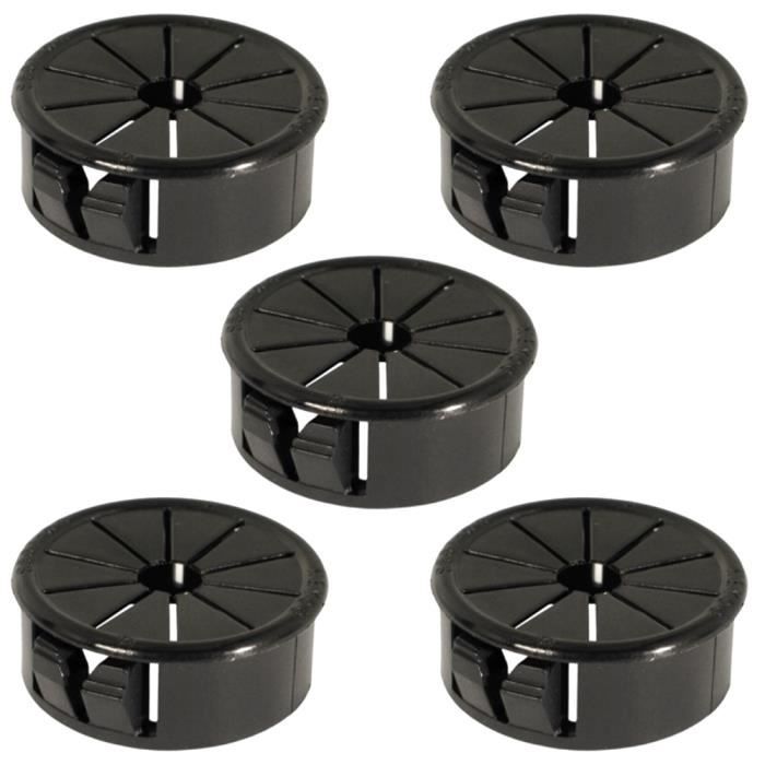 5x passe fil universel 25.4mm câble 3.2-19mm rond encastrable bureau ...
