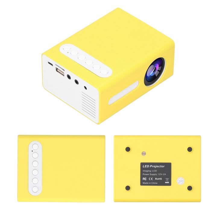 Mini projecteur LED Mini projecteur domestique Portable LED Home Media ...