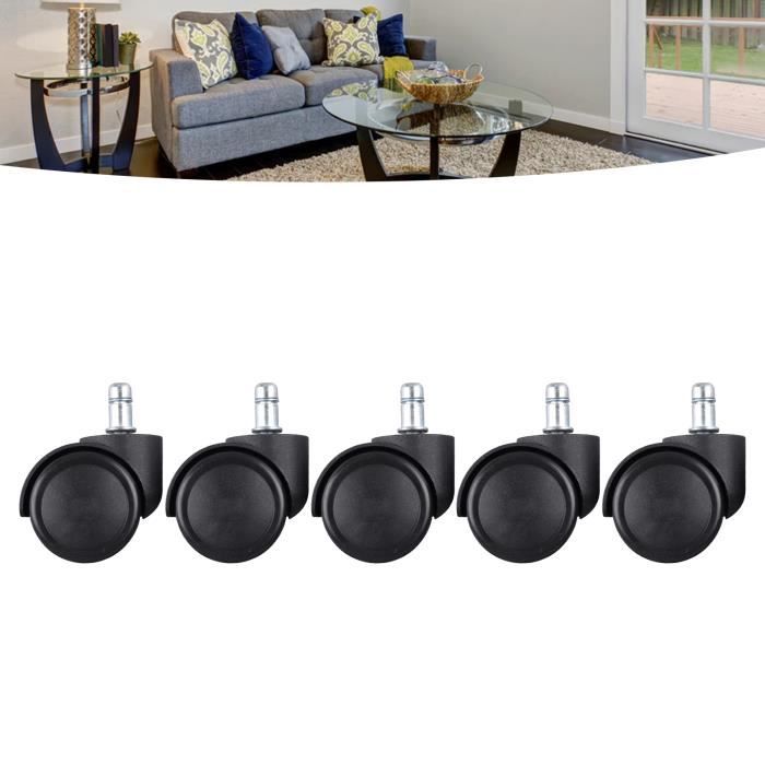 Roulette de chaise pivotante FDIT - Lot de 5 - Charge maximale 150 kg ...