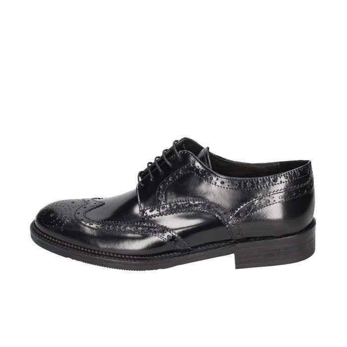 Derby Homme Noir Cuir brillant - BRUNO VERRI - BC540 - Pointure EU 42 ...