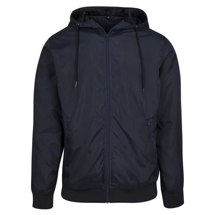 Blouson Windrunner - BUILD YOUR BRAND - Navy - XXX-Large - Homme ...