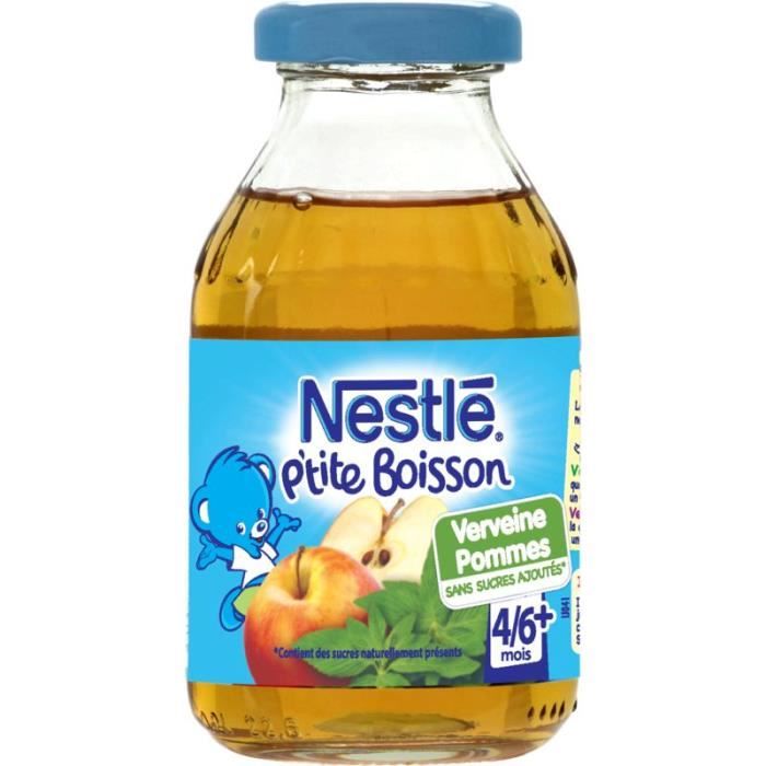 NESTLÉ P'tite boisson Verveine Pommes - 20 cl - Dès 4/6 mois - Achat ...