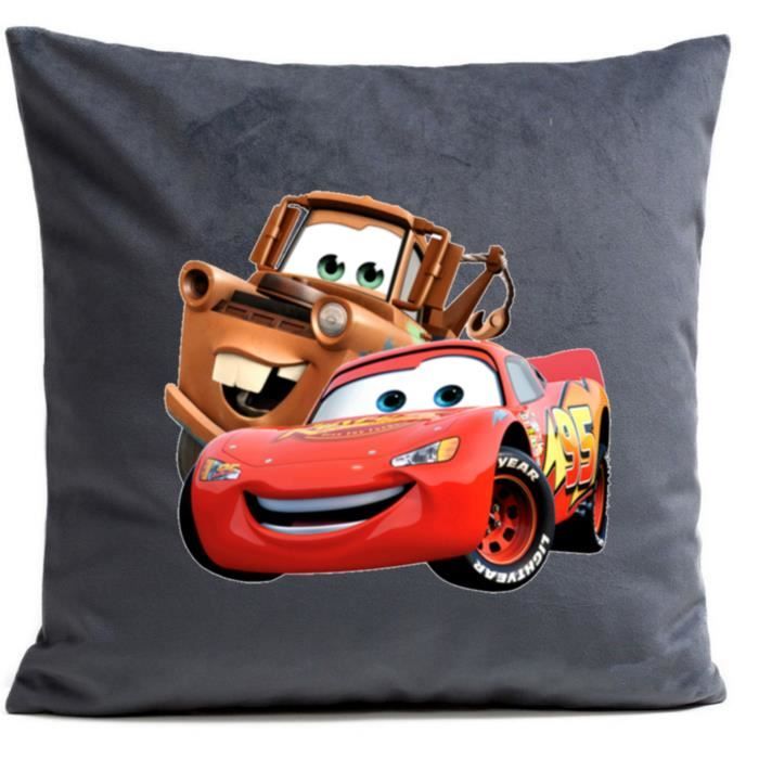 HOUSSE DE COUSSIN SUBLIMATION COTON , CARS 1 , - Cdiscount Maison