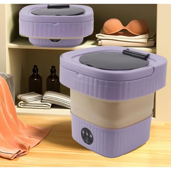 Lave-linge portable - QQMORA - Mini lave-linge automatique pliable ...