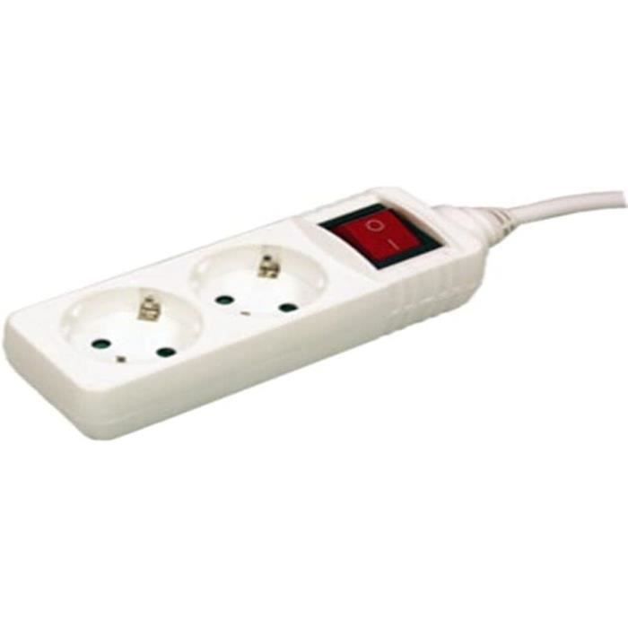 Electro Dh M36192 Multiprise 2 Prises Avec Interrupteur Et Câble De 1,5 ...