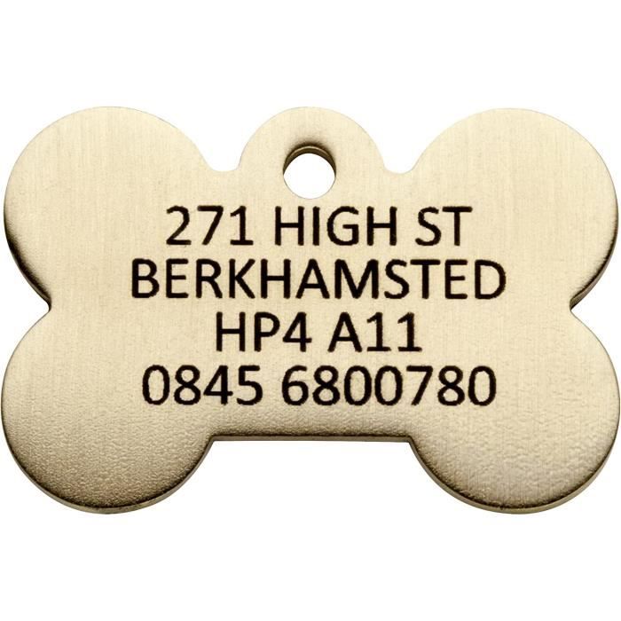 BWM Medaille Identification Personnalisée Animaux de Compagnie Chien ...