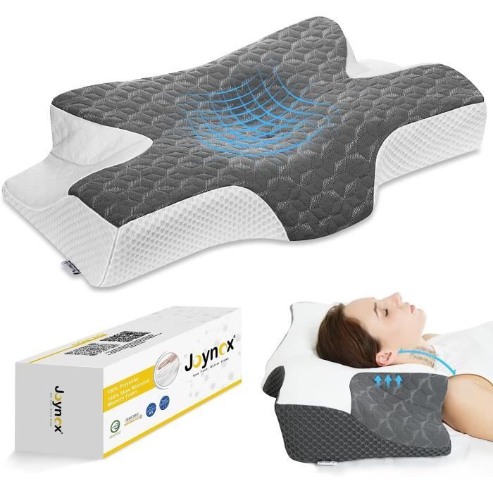 Joynox Oreiller Orthopédique Ergonomique à Mémoire de Forme, Oreillers ...
