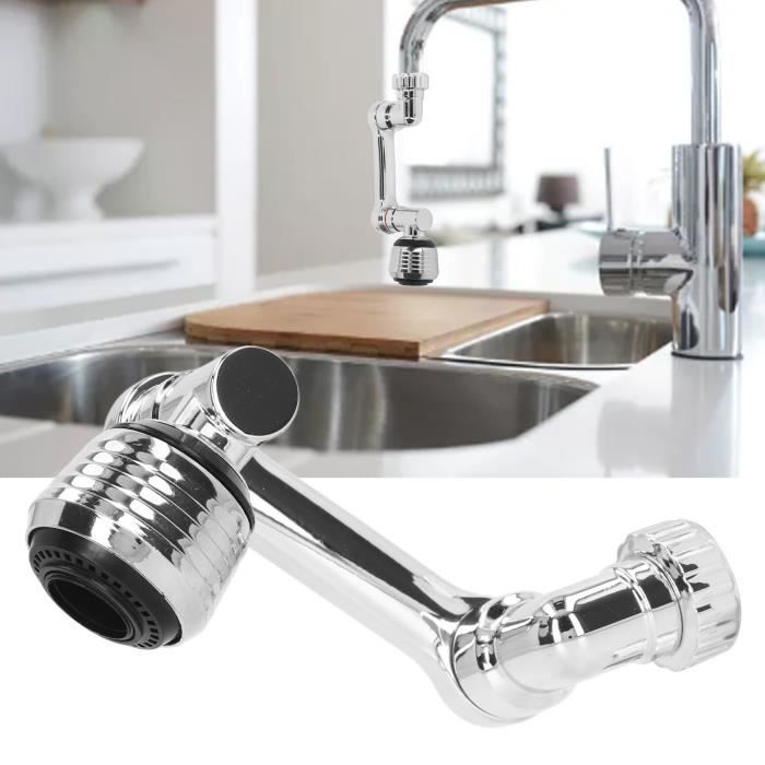 Rallonge de robinet universelle extensible et rotative à 1080 degrés ...
