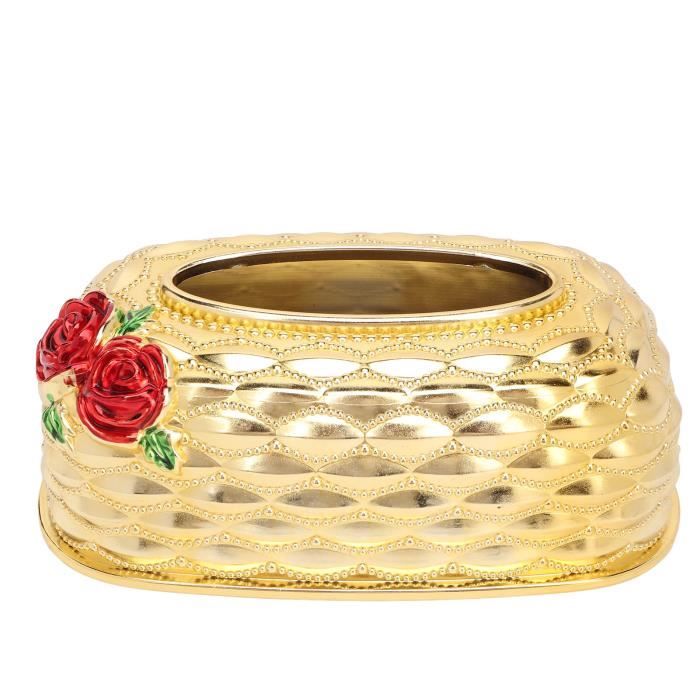 TMISHION boîte de rangement en tissu Boîte à mouchoirs en or Style ...