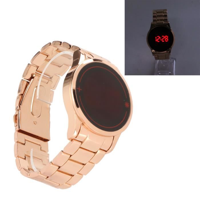 JIA Montre LED écran tactile étanche affichage de la date montre ...