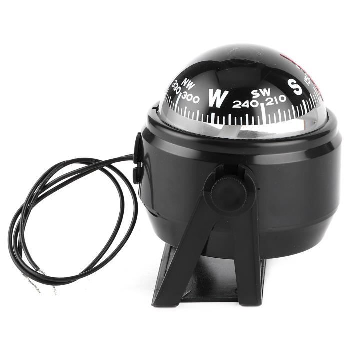 VGEBY Boussole LED Boussole de navigation de bateau de yacht de bateau ...