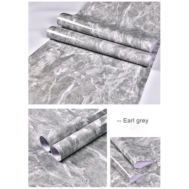 Autocollant mural,Earl Gray-60cmx3m--Papier Peint Auto-adhésif En ...