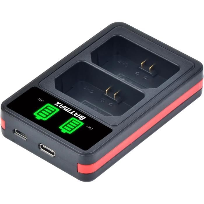 Batmax NP-FZ100 Batterie et Chargeur avec USB Type C Port pour Sony A9 ...