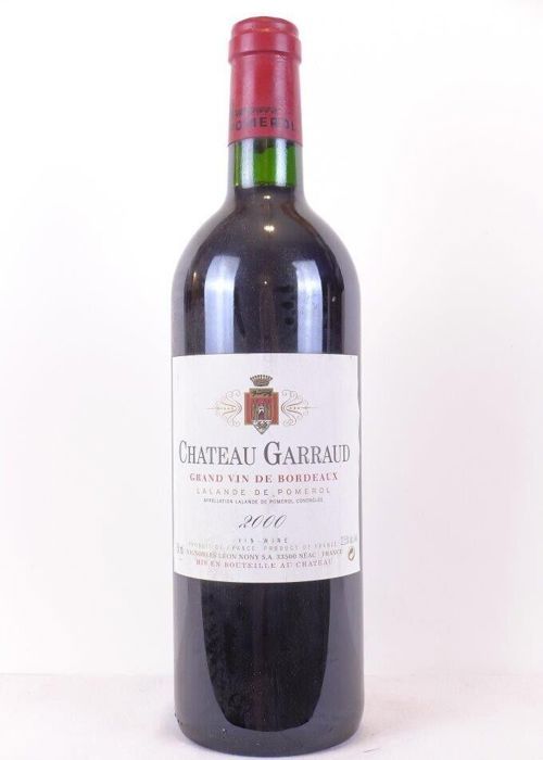 Vin rouge - lalande de pomerol château garraud rouge 2000 - bordeaux ...