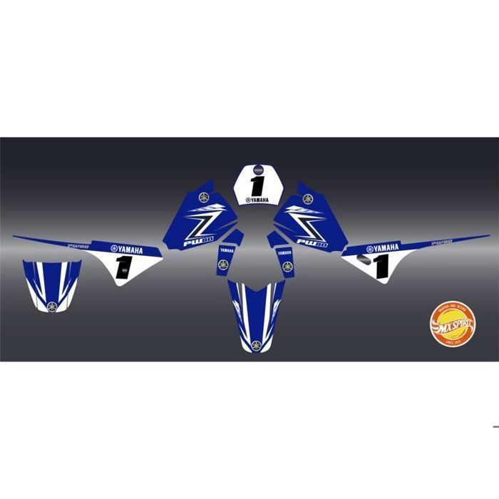 Kit Deco autocollant sticker pour moto cross YAMAHA PW 80 PW80 Piwi Pee ...