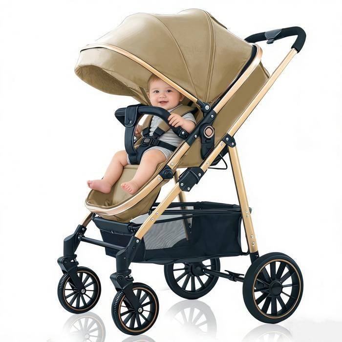 Poussette Canne Bébé Pliable 0 à 36 Mois Poussette Bebe Légère et ...