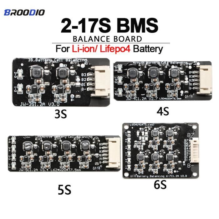 5S--Bms 1.2a Pour Li-ion Lipo Lifepo4 Lfp Batterie Au Lithium Actif ...