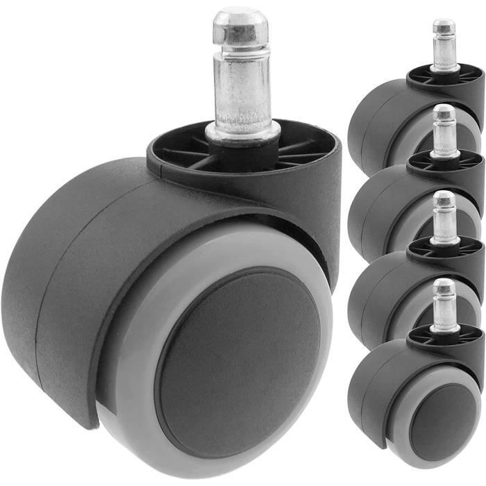 PrimeMatik - roulettes pivotantes Roue en Nylon et PVC sans Frein 50 mm ... PrimeMatik - roulettes pivotantes Roue en Nylon et PVC sans Frein 50 mm ...