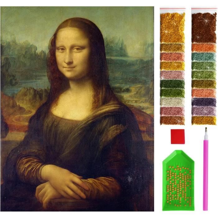 Diamond Painting - La Joconde - 30X40 Cm 5D Peinture Diamant Painting, Tableau Diamant[Z4342 ...