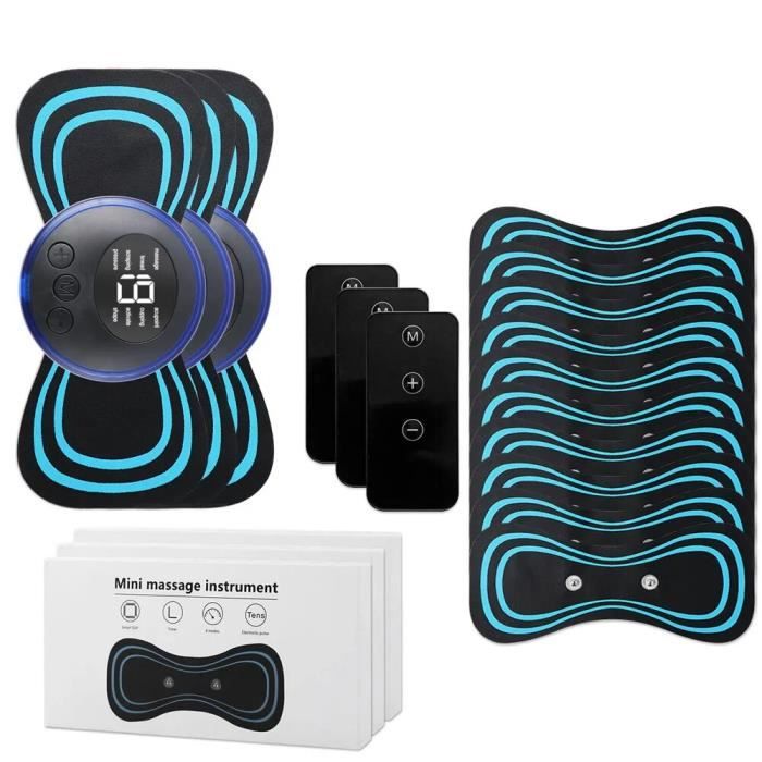 Patch de massage des vertèbres cervicales EMS,masseur de cou électrique télécommandé,instituts ...