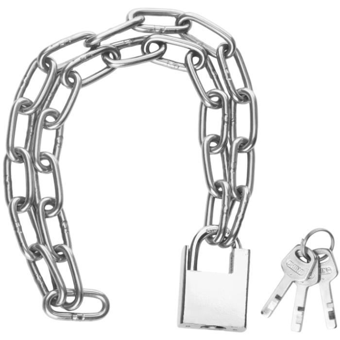 Antivol pour vélo - Inox - 80 cm - Résistant aux coupures - Design ...