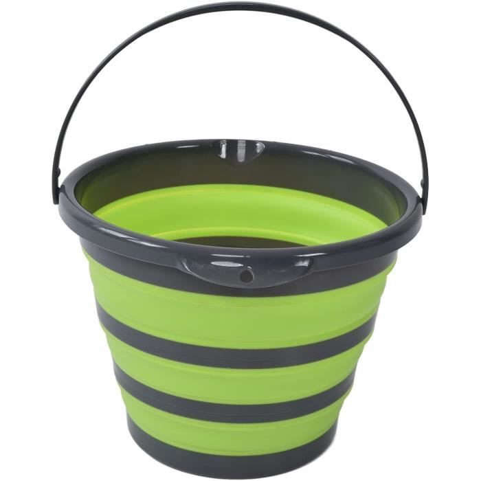Seau de Pêche - A670 - Pliable et Portable - 10L - Matériaux ...