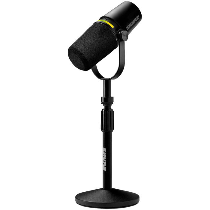 Shure MV7+ K avec stand de table Micro Dynamique - Cdiscount TV Son Photo