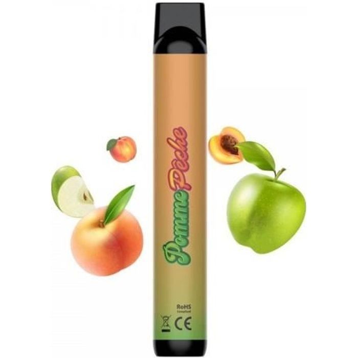 Big Puff - 2x Kit Big Puff Pomme Pêche 600 puffs - (20mg) - Cdiscount ...