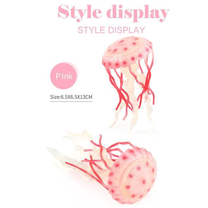 Méduse animaux jouets Figurines décorer la maison préscolaire éducatif ...