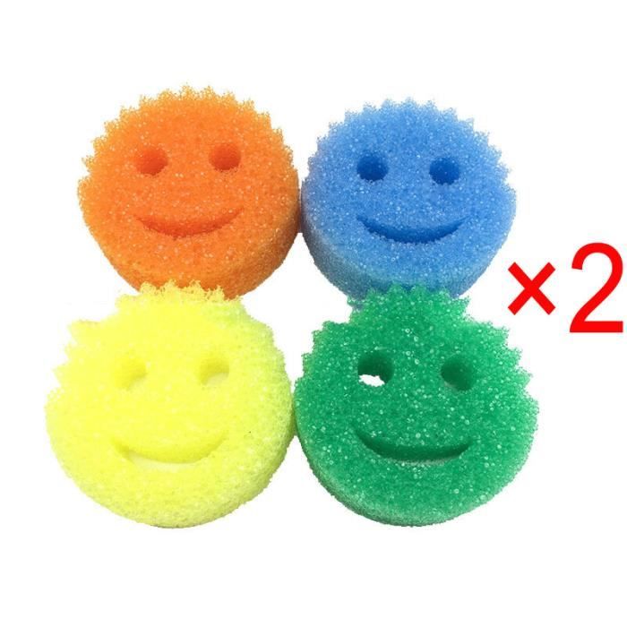 Éponge vaisselle,Smiley lave-vaisselle éponge magique ménage cuisine ...