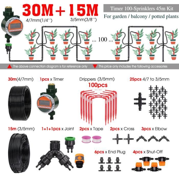 Pièce détachée arrosage,Système d'irrigation automatique goutte-à-goutte de haute qualité,flèche ...