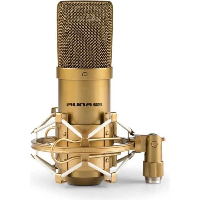 Auna Pro MIC-900G USB Microphone de studio à condensateur cardioïde ...