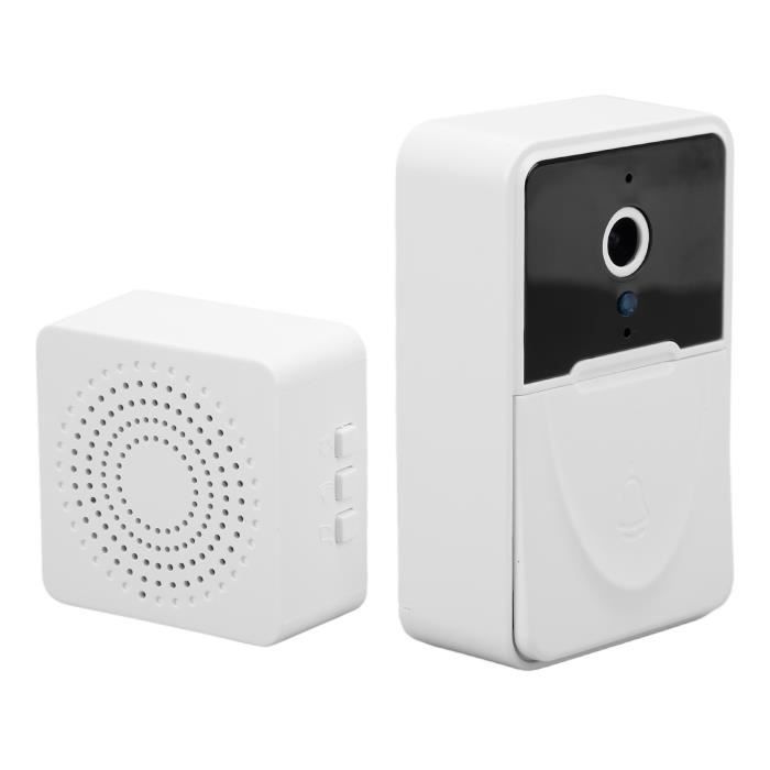 Duokon Sonnette sans fil X3 sonnette vidéo intelligente Wifi Visible ...