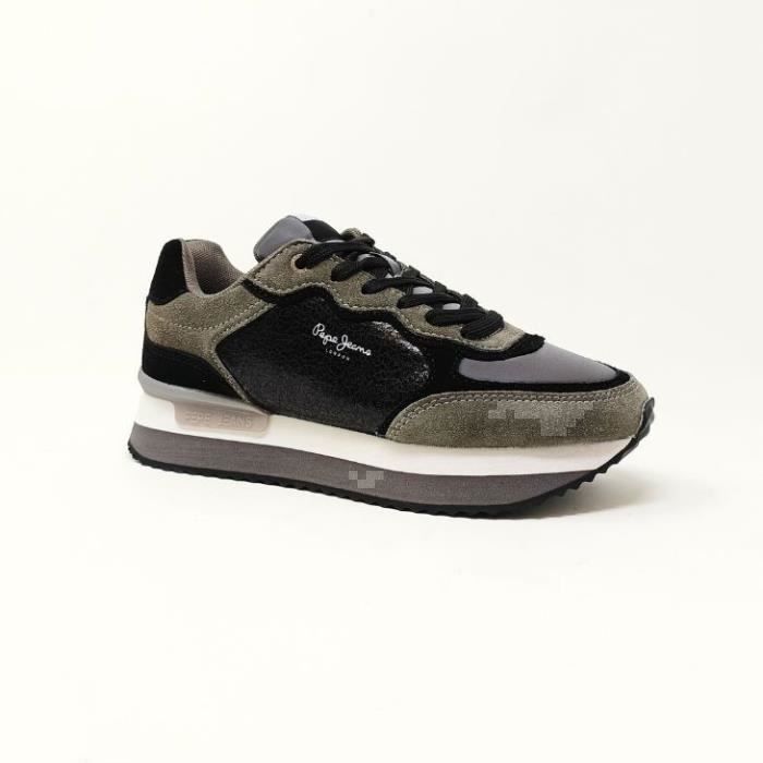 PEPE JEANS BASKET RUSPER STARS NOIR - Cdiscount Chaussures