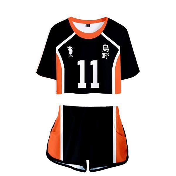 Shorts summer,Anime Haikyuu Costume Hinata Shoyo Yu Nishinoya Tobio ...