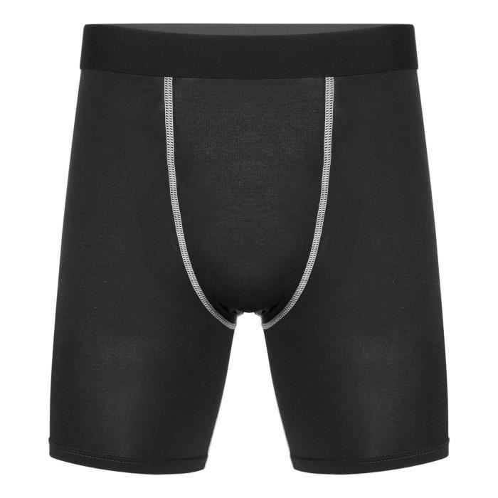 Freebily Short de Compression Homme Pantalon Court Sport Short d ...