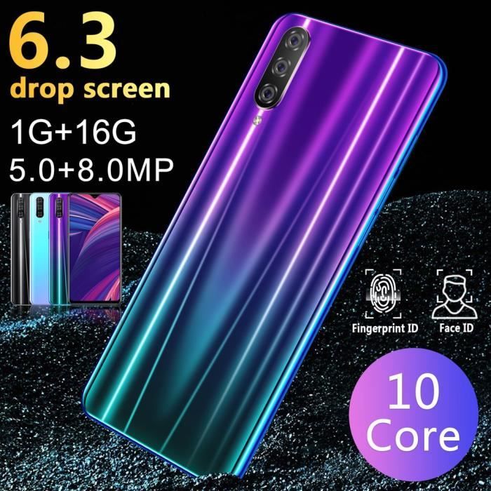 Smartphone M9 Réel réseau MTK6580p octa core 3G plug EU bleu foncé Mode ...