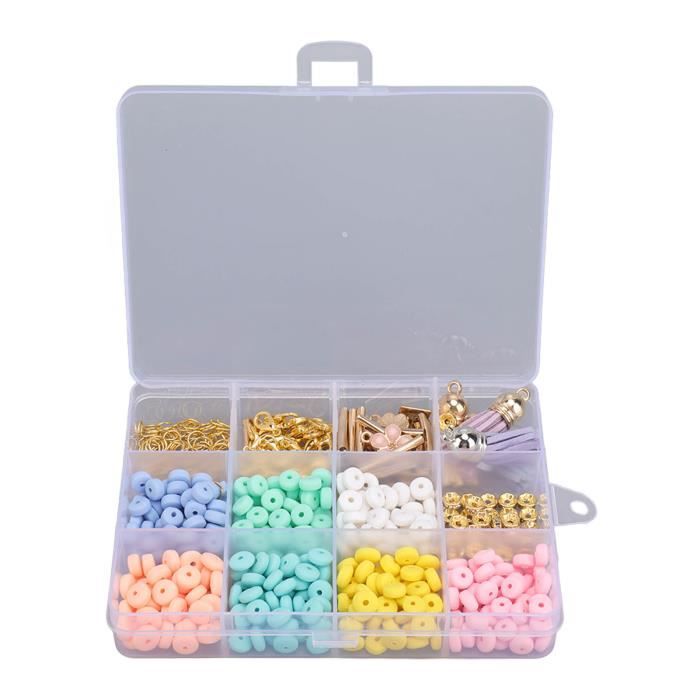 Qqmora Kit de perles d’argile douce Kit de perles en argile douce avec ...