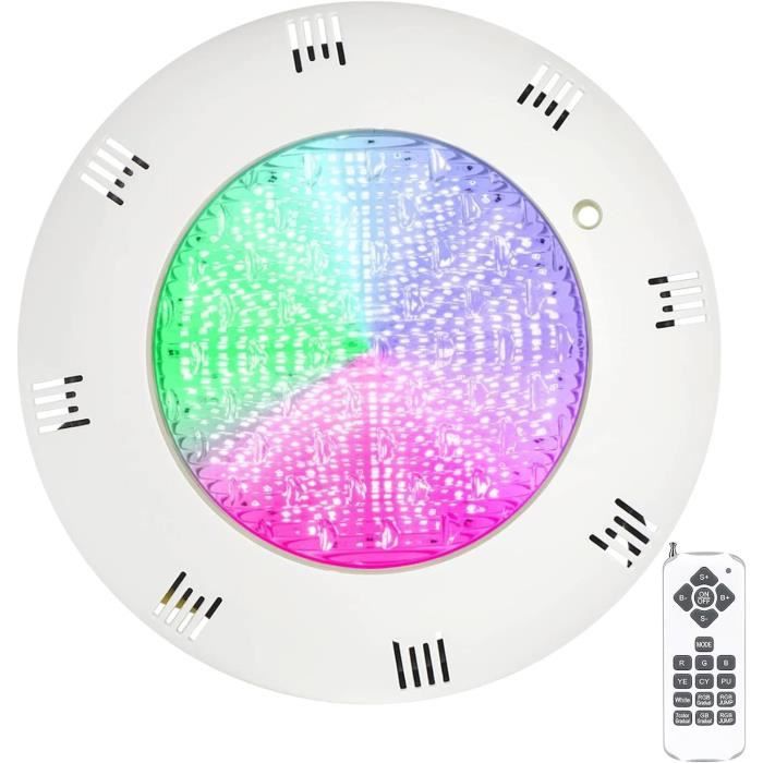 Lampe Piscine Led 24W Rgb, Éclairage Piscine Étanche Ip68, Éclairage De ...