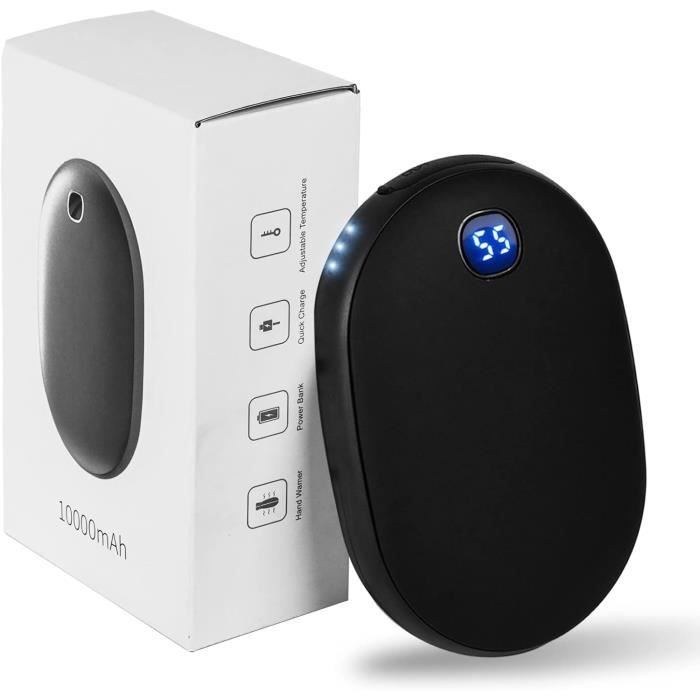 Chaufferette Main, OHLGT Chauffe-Main Rechargeable 10 000 mAh ...