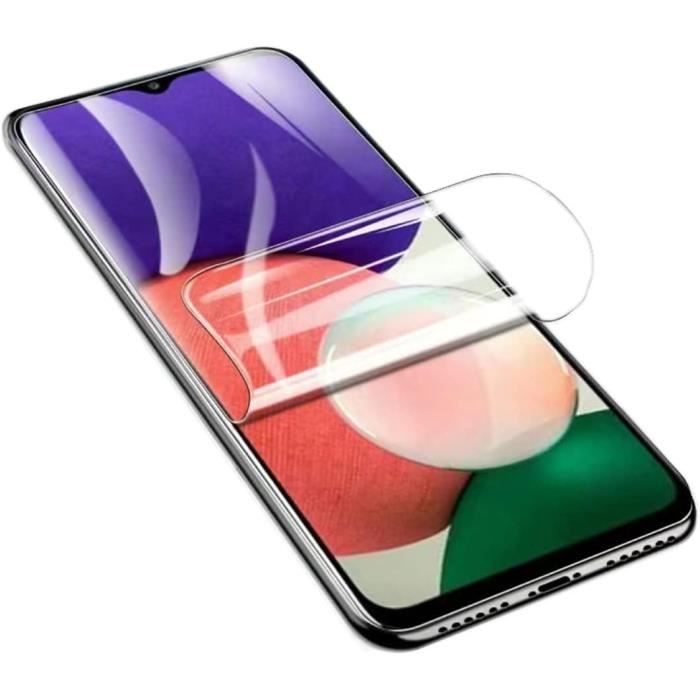 Film de Protection Hydrogel pour Samsung Galaxy A22 5G (6,5 pouces), HD Transparent Souple TPU ...