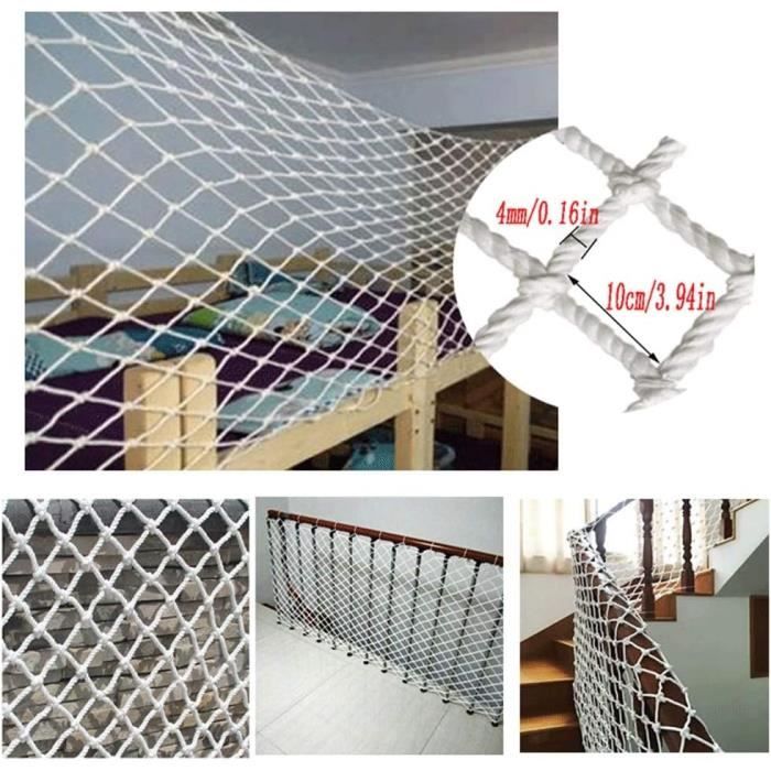 Filet De Sécurité Escalier Pour Bébé Et Enfant, Balcon Filet De ...