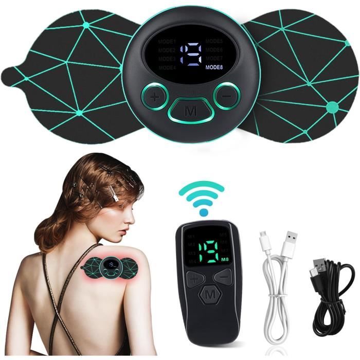 Ems Mini Masseur Cervical Avec Télécommande, Appareil De Massage Cervical Pour Le Cou, Les ...