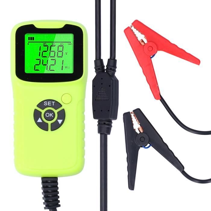 VBESTLIFE Car Battery Tester, Beep Remind Function Battery Tester Large ...