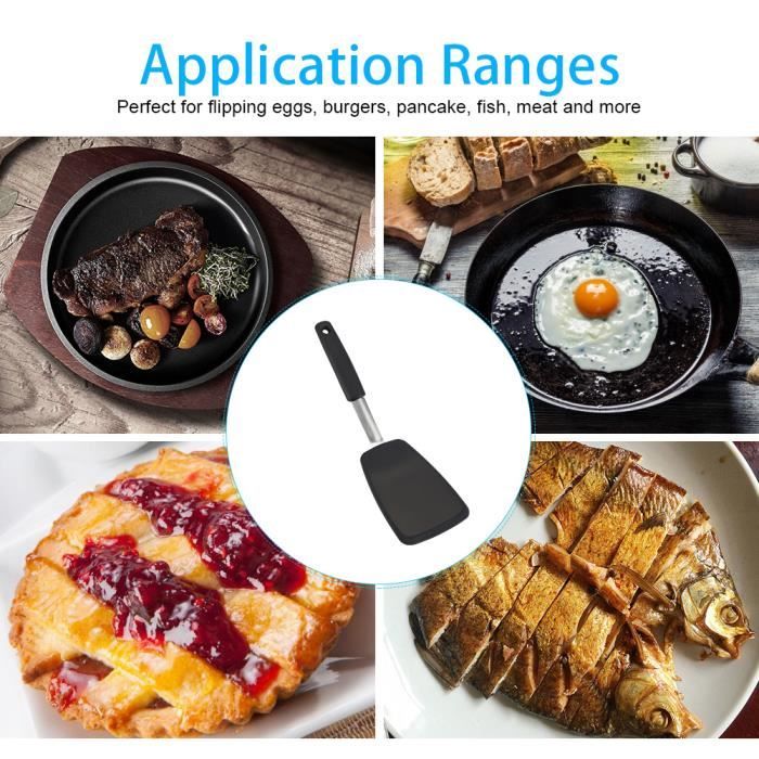 VBESTLIFE Spatula Turner, Won't Melt Silicone Turner, Easy Eo Clean ...