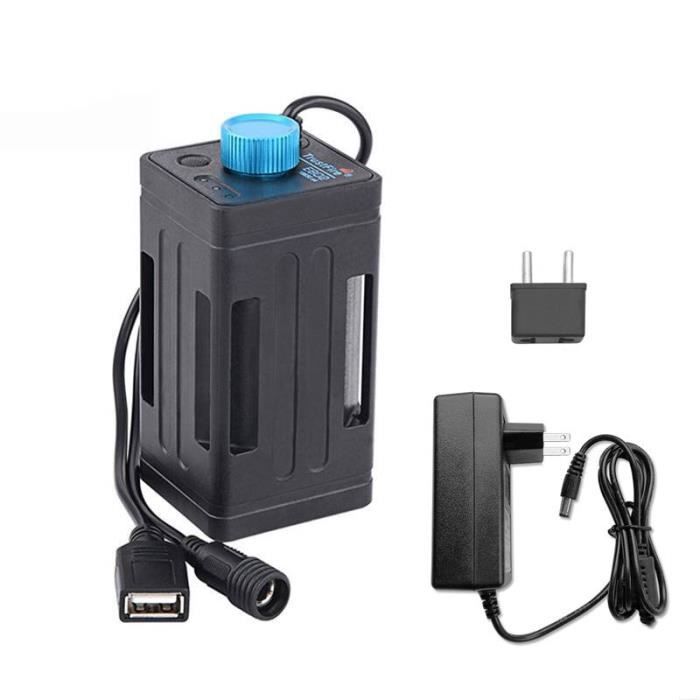 Phare avant de bicyclette,EB02 N Charger--boîtier étanche pour batterie 18650 EB03, étui pour ...