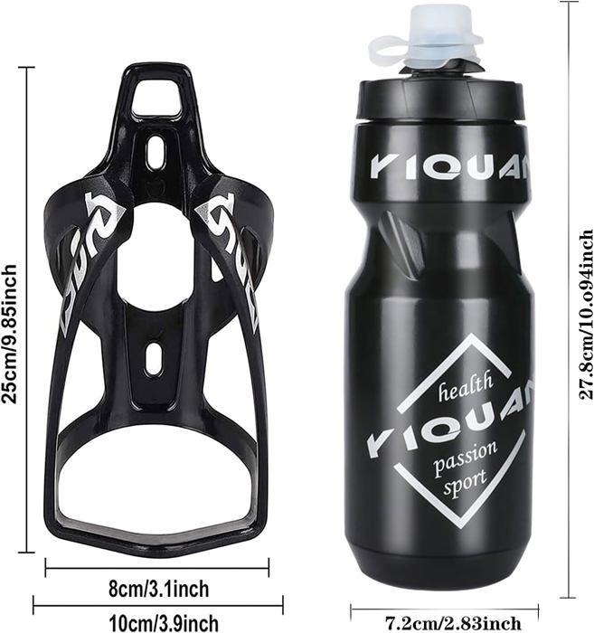 Porte-bidon de vélo avec bidon de qualité supérieure sans BPA et léger ...